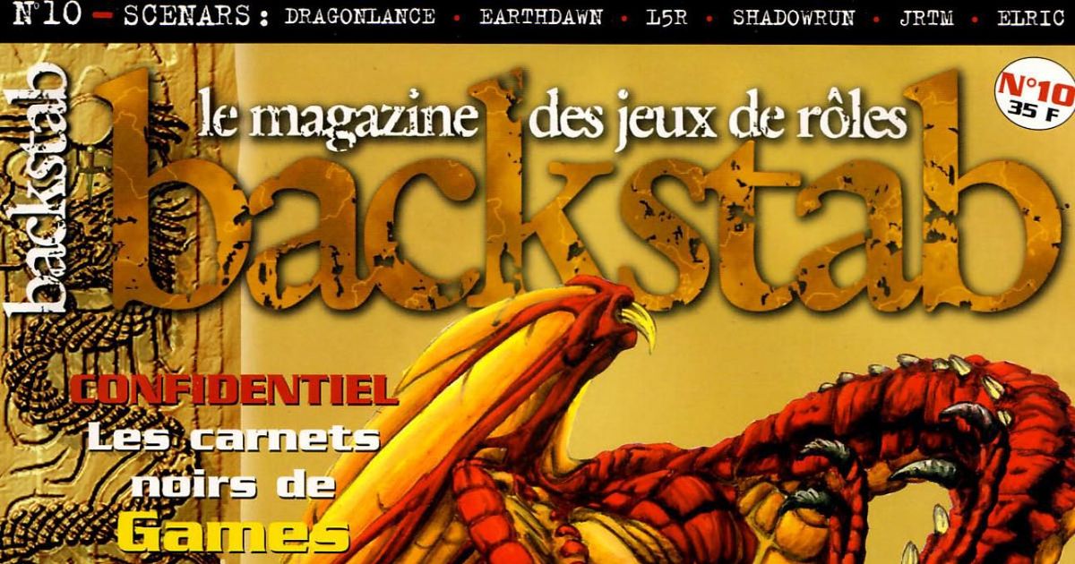 Backstab (Issue 10 - Jul 1998) | Issue | RPGGeek