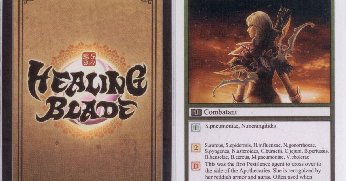 Healing Blade: Infectious Disease Card Battle | Board Game | BoardGameGeek