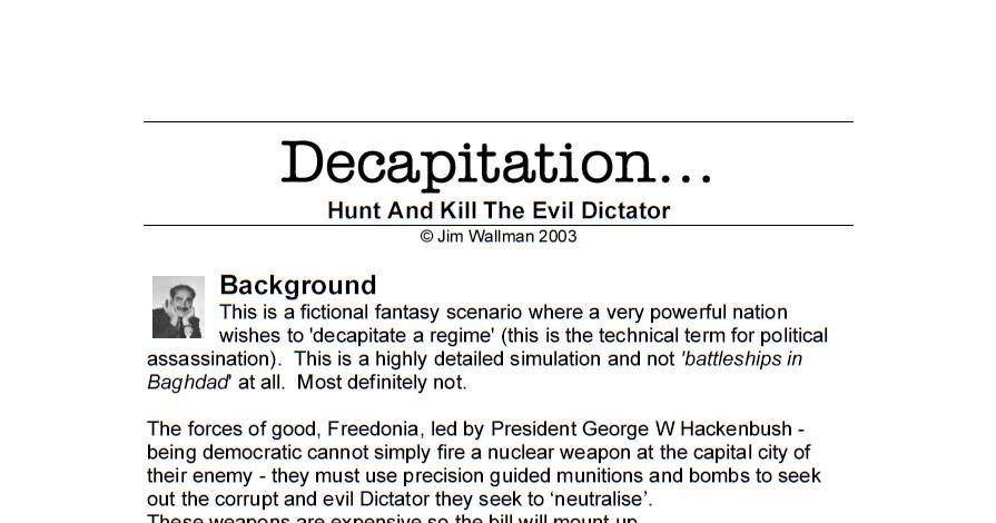 Decapitation | Board Game | BoardGameGeek