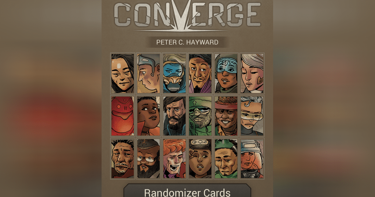 Converge: Randomizer Cards | Board Game | BoardGameGeek