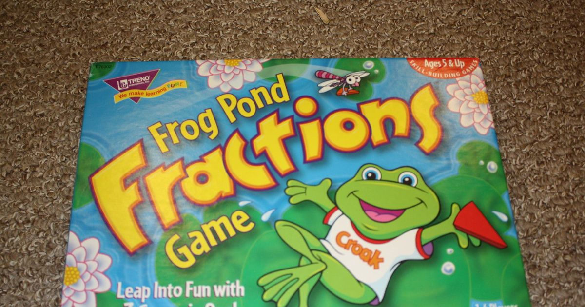 Frog Pond Fractions Game | Board Game | BoardGameGeek