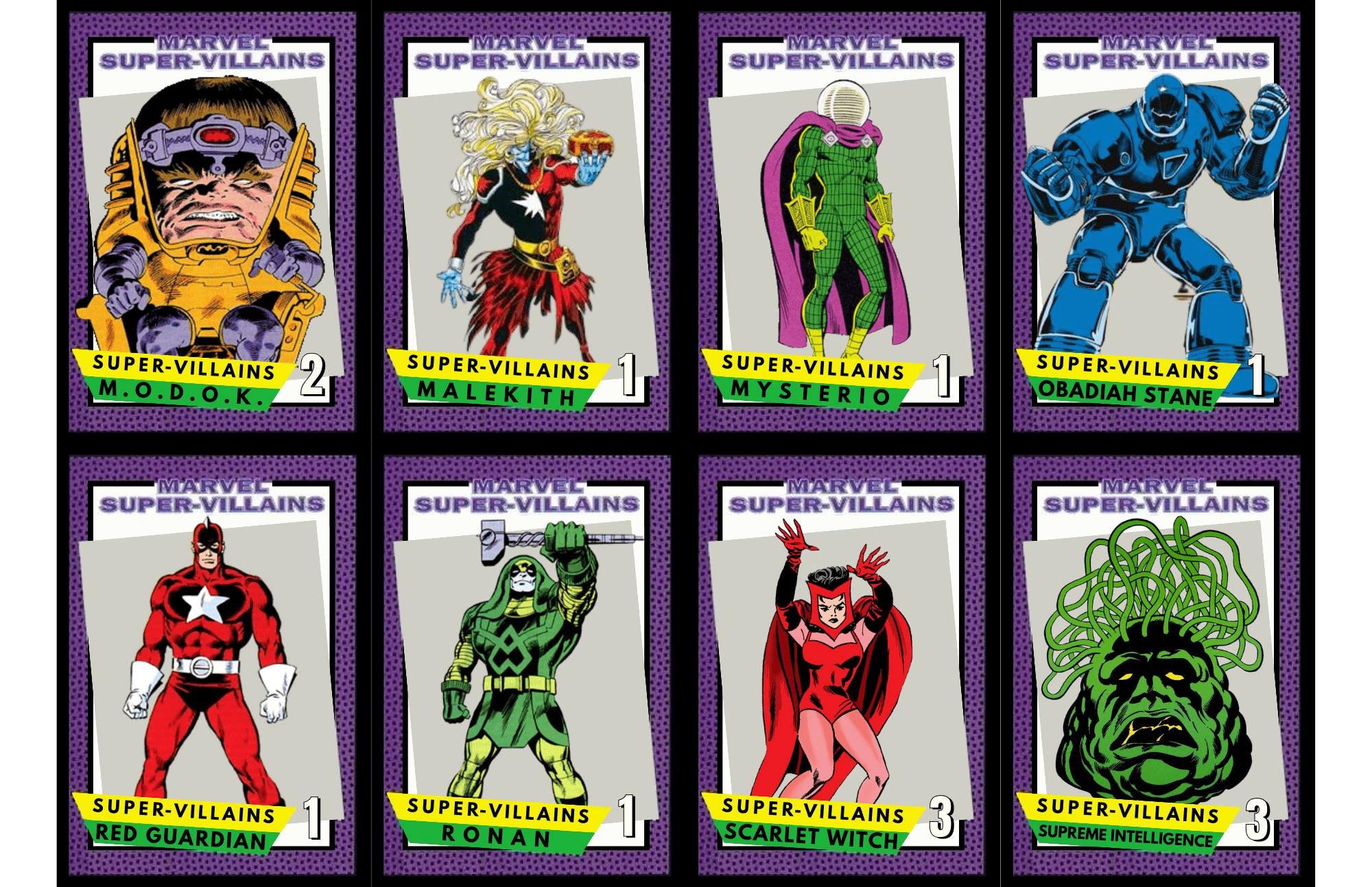Marvel Super Heroes Game - Unofficial Expansion Cards | Marvel Super ...