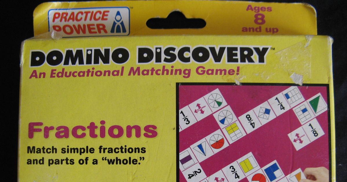Domino Discovery Fractions | Board Game | BoardGameGeek