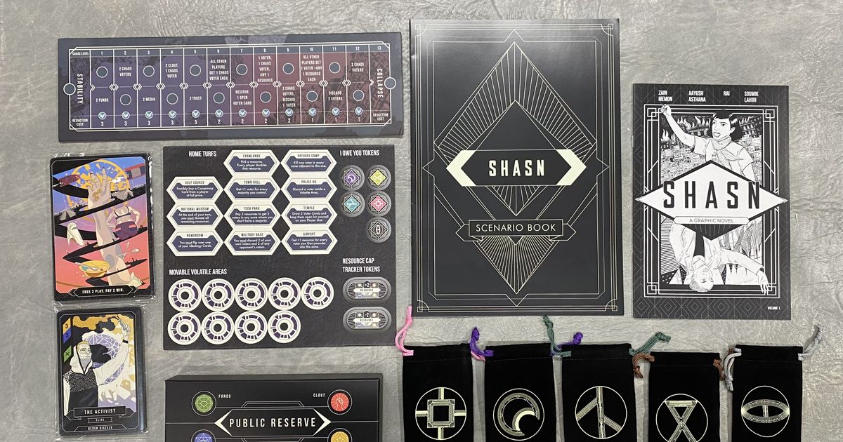 SHASN: Kickstarter Add-On Pack | Board Game | BoardGameGeek