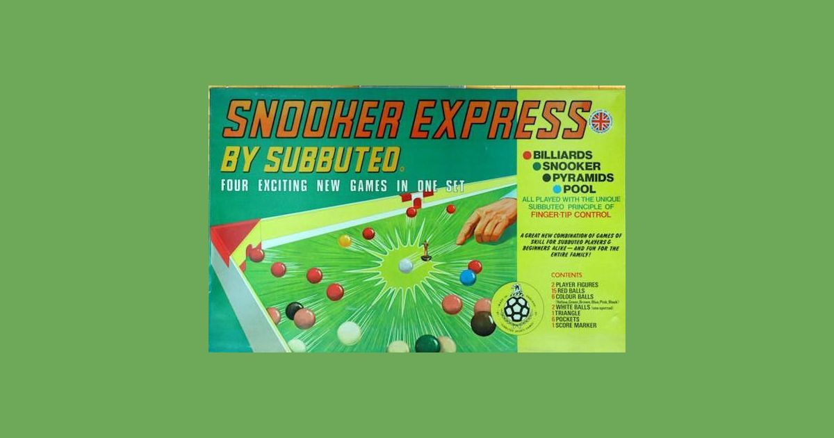 Subbuteo Snooker | Board Game | BoardGameGeek