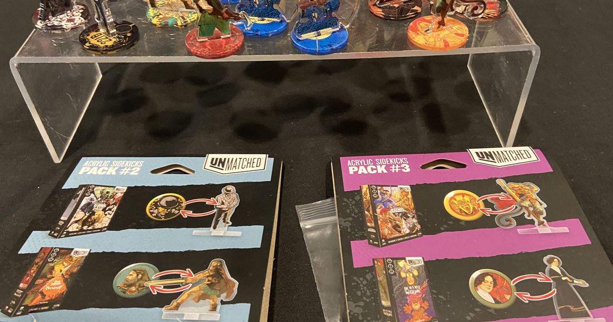 Unmatched: Acrylic Sidekicks Pack 3 | Board Game Accessory | BoardGameGeek