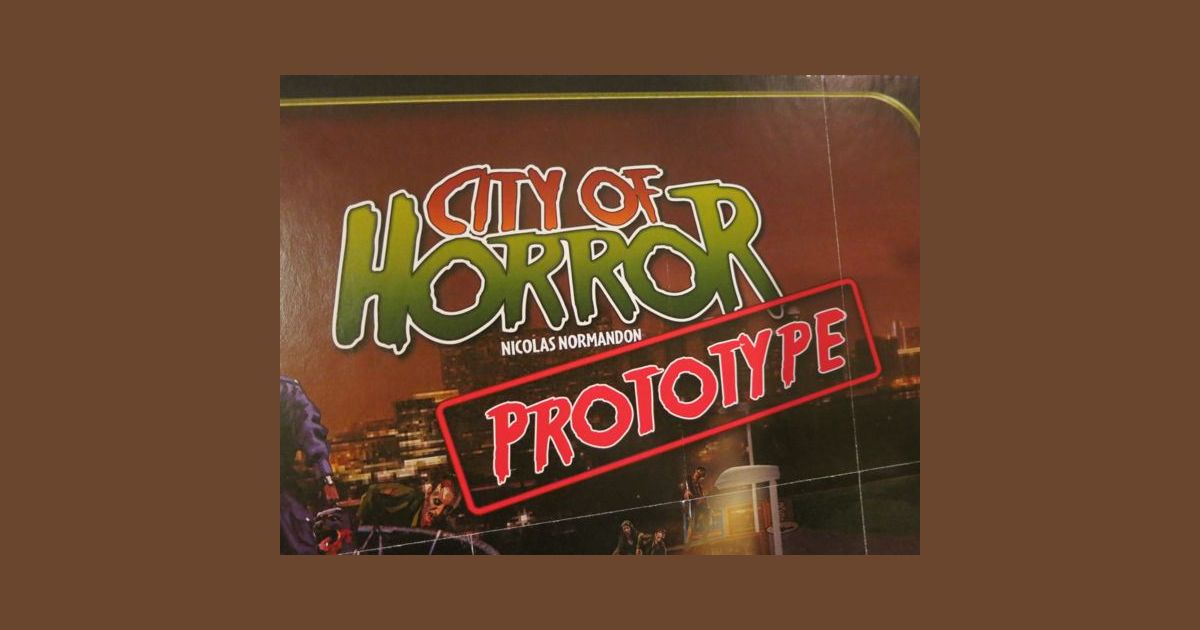 CITY OF HORROR prototype photos (final version to be released at Gencon ...