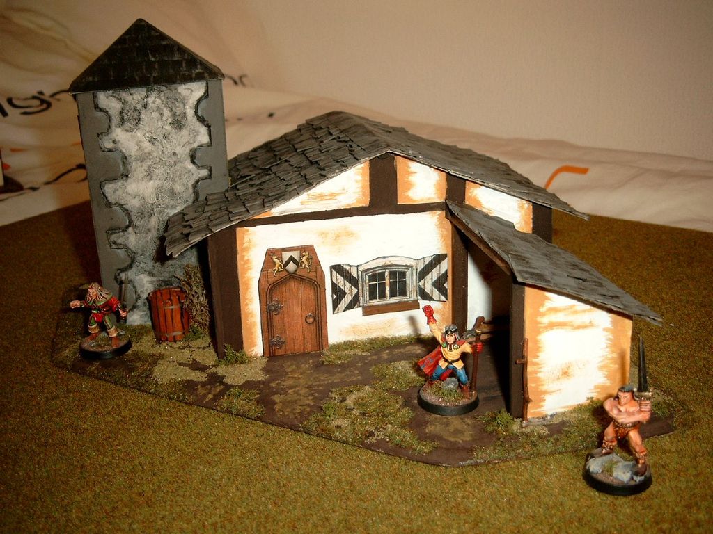 Cardboard Inn, a Hero's Place to Party! | Miniature Games Construction ...