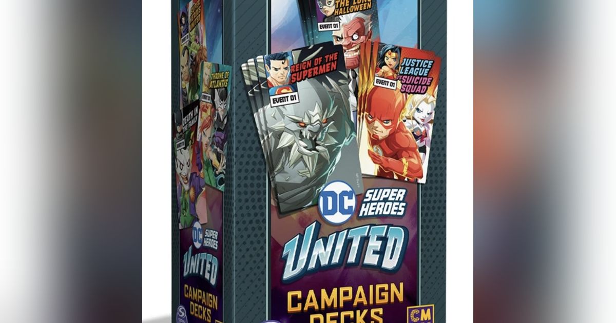 DC Super Heroes United: Campaign Decks (Gamefound Edition) | Board Game ...