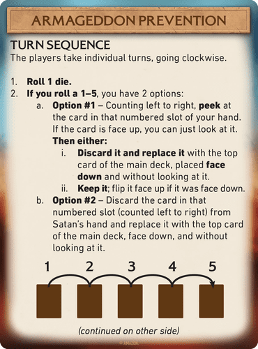Player Aid Cards | Good Omens: An Ineffable Game