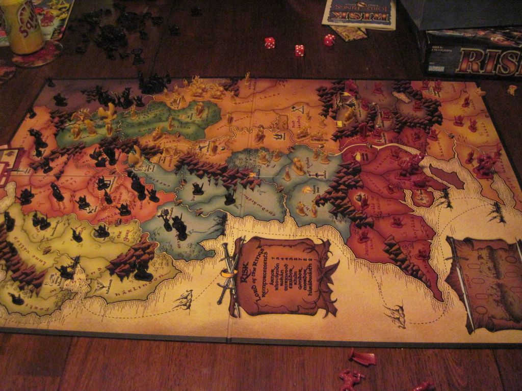 Lord Of The Rings Map Risk