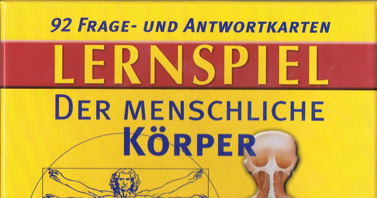 Lernspiel: Der Menschliche Körper | Board Game | BoardGameGeek