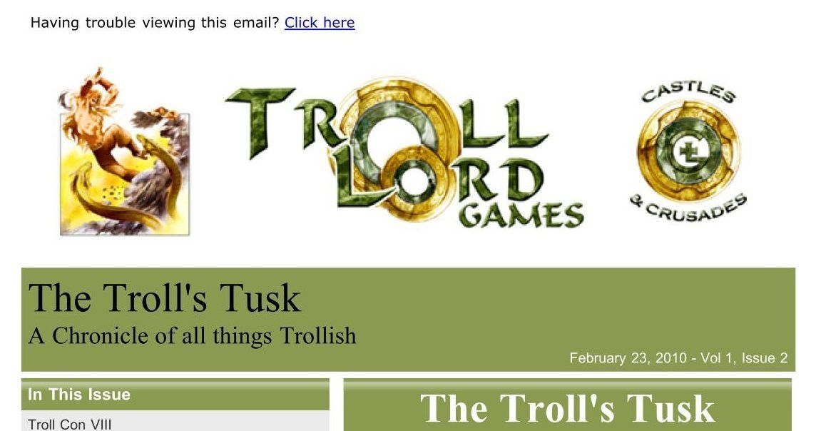 The Troll's Tusk (Vol 1, Issue 2 - Feb 2010) | Issue | RPGGeek