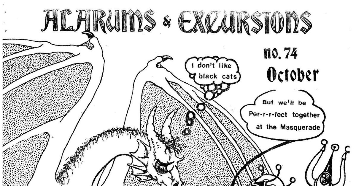 Alarums & Excursions (Issue 74 - Oct 1981) | Issue | RPGGeek
