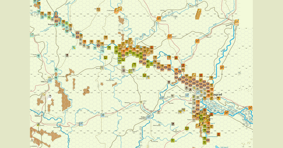 A few pics from Case Blue | Operational Combat Series (OCS) | BoardGameGeek