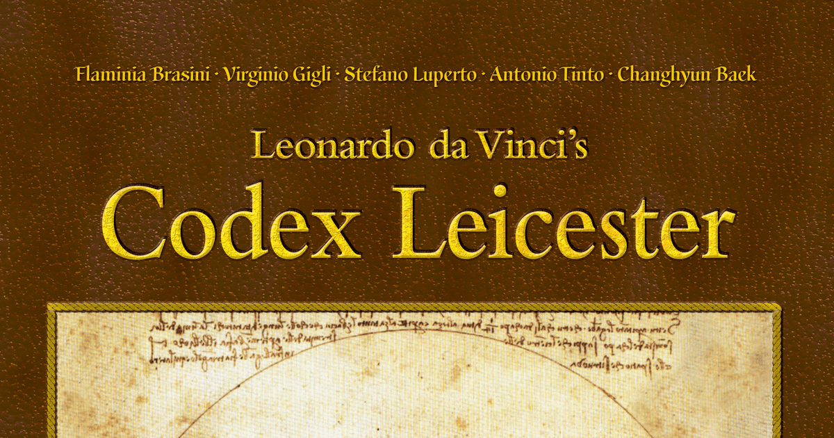 Leonardo da Vinci's Codex Leicester | Board Game | BoardGameGeek