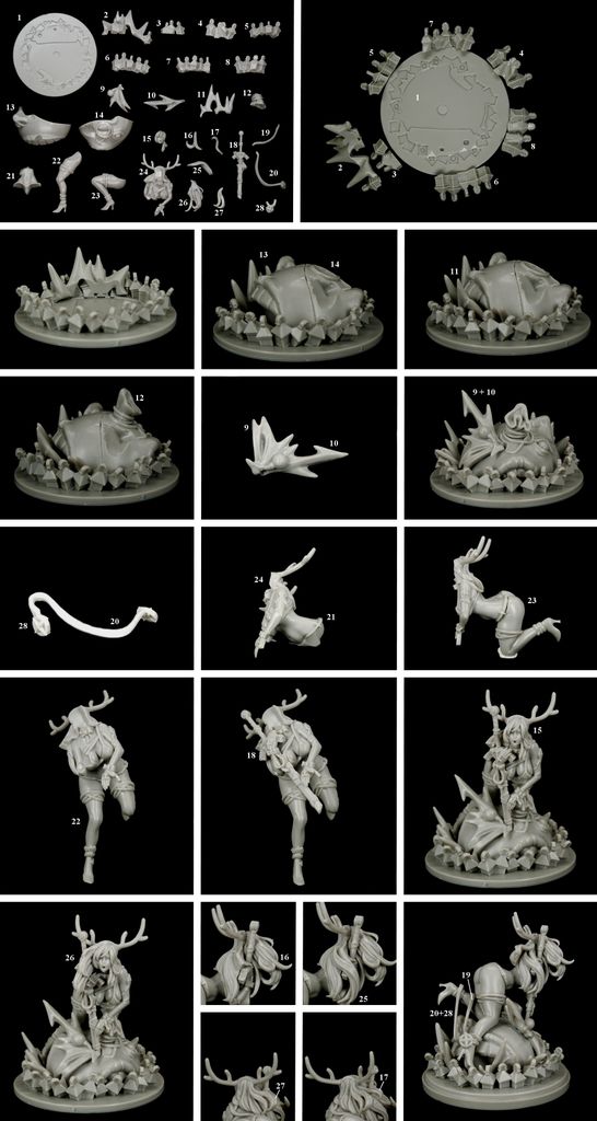 KDM minis - Assembly Guides by Alex tPG | Kingdom Death: Monster