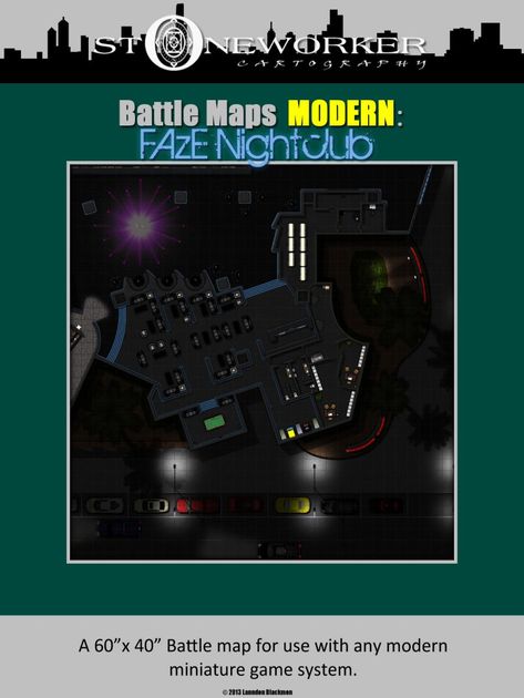 Battle Maps Modern: FAzE Nightclub | RPG Item | RPGGeek