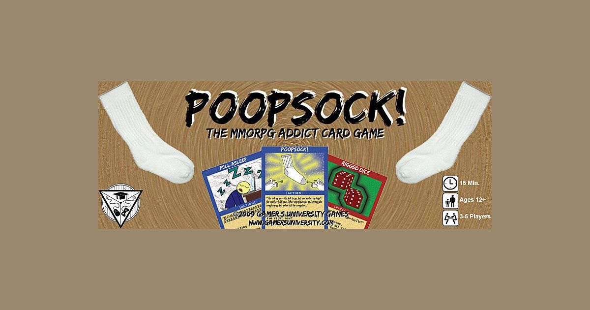 Poopsock! The MMORPG Addict Card Game | Board Game | BoardGameGeek