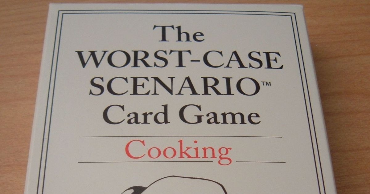 The Worst-Case Scenario Card Game: Cooking | Board Game | BoardGameGeek