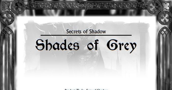 Secrets 3: Shades of Grey | RPG Item | RPGGeek