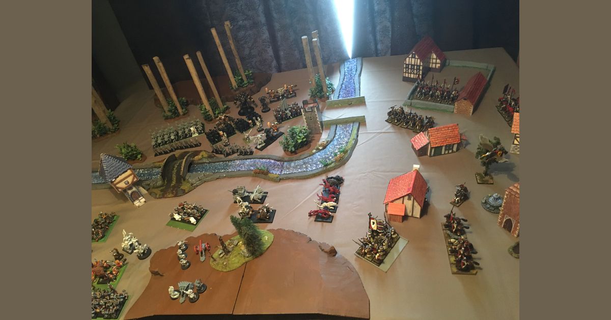 Warmaster 28mm: Beastmen versus Dwarfs & Bretonnia | Miniature Games ...