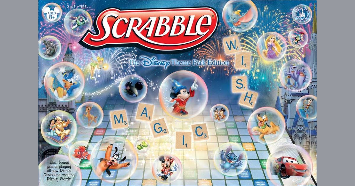 Scrabble: Disney Theme Park Edition | Board Game | BoardGameGeek