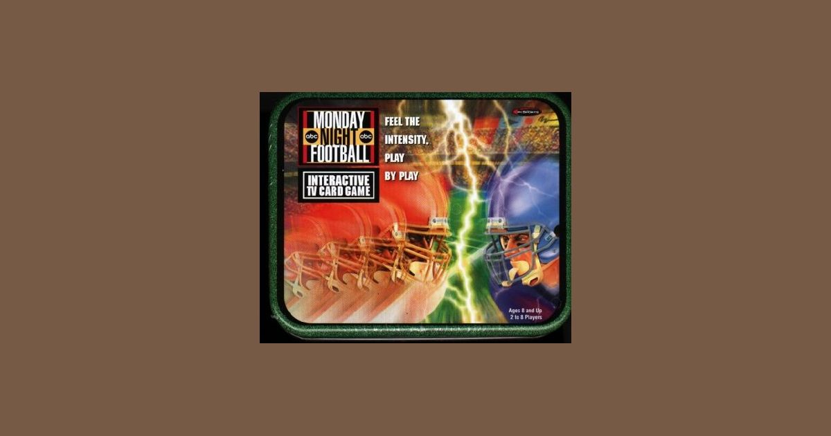 Monday Night Football: Interactive TV Card Game | Board Game ...