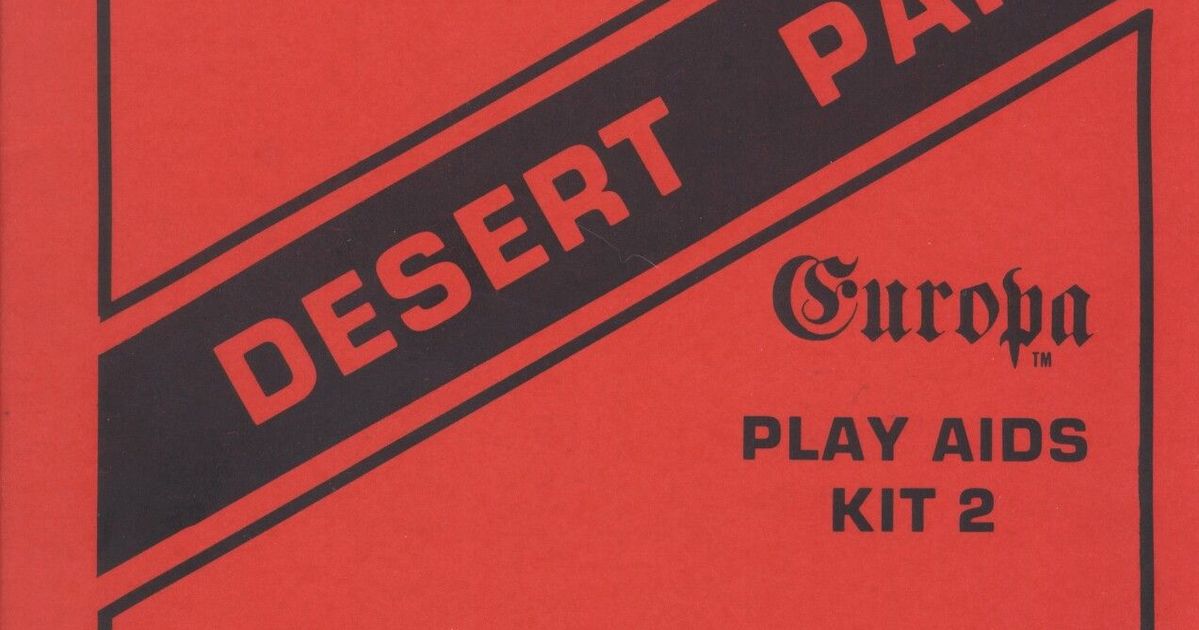 Desert Pak, Europa Play Aids Kit 2 | Board Game Accessory | BoardGameGeek