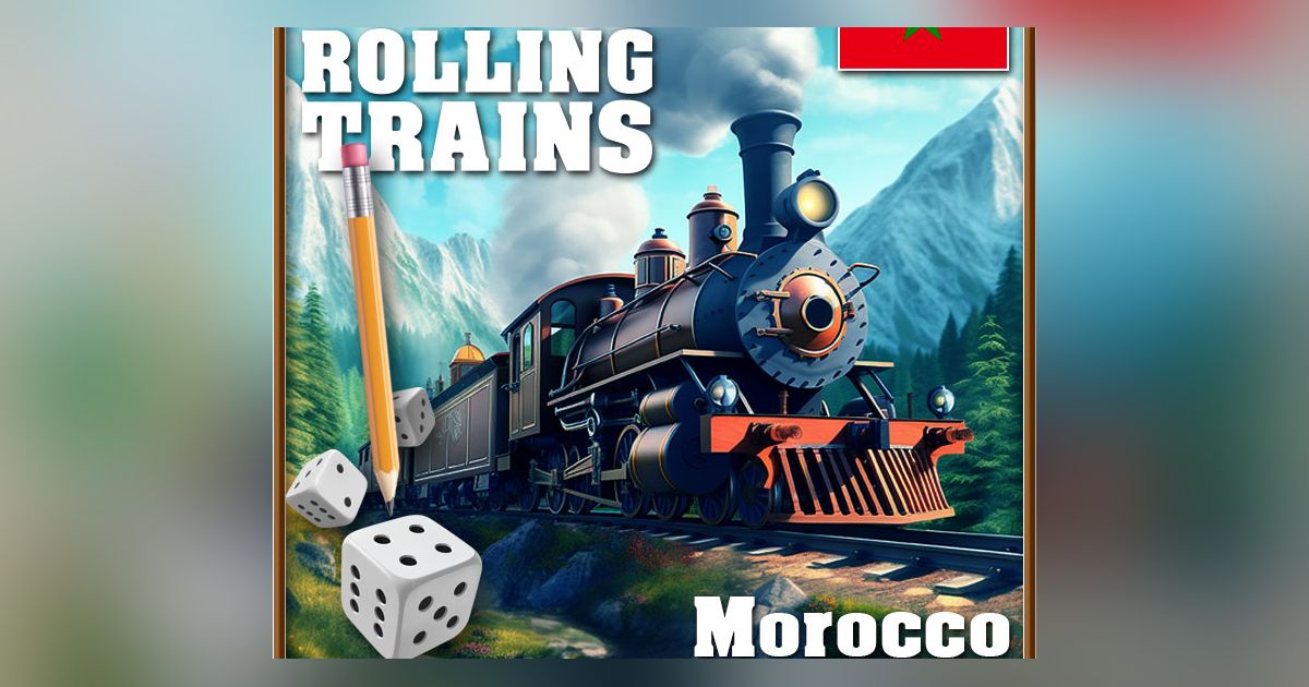 Rolling Trains: Morocco Map | Board Game | BoardGameGeek