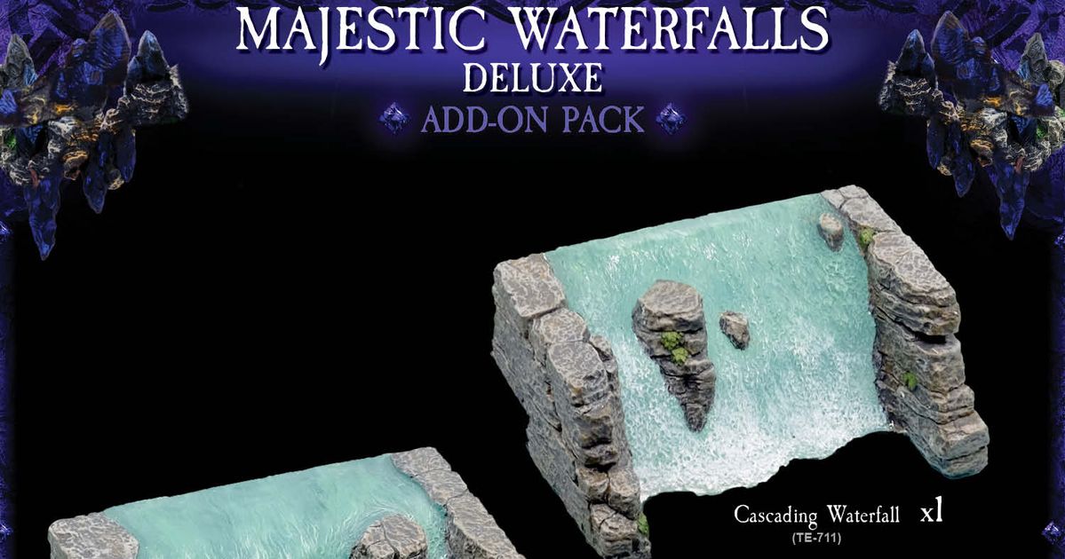 Majestic Waterfalls Deluxe | RPG Item | BoardGameGeek