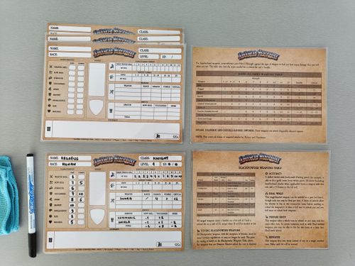 (Enhanced) Advanced heroquest character sheet + class abilities (update ...
