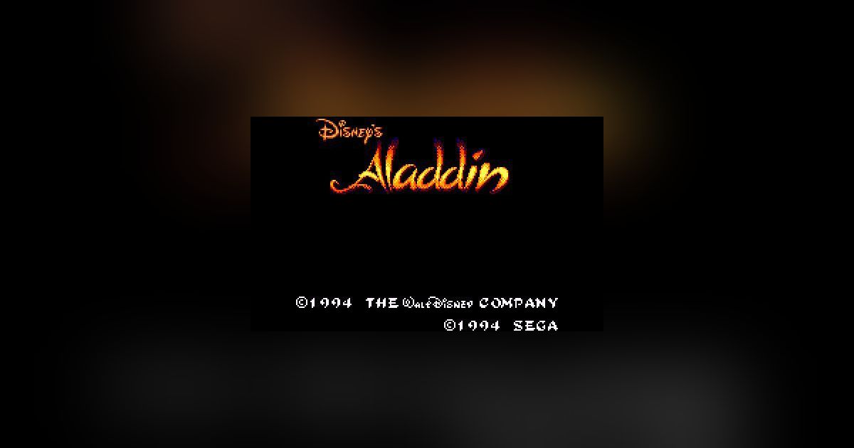 Disney's Aladdin (Master System/Game Gear) | Video Game | VideoGameGeek