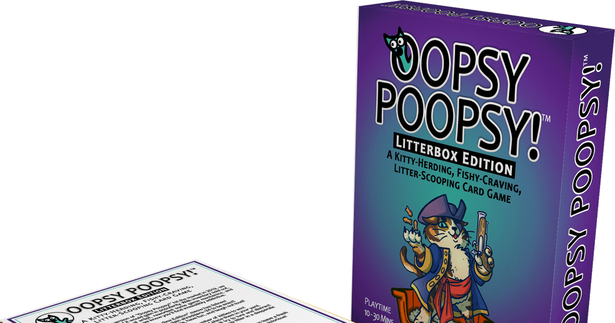 Oopsy Poopsy, Litterbox Edition! | Board Game | BoardGameGeek