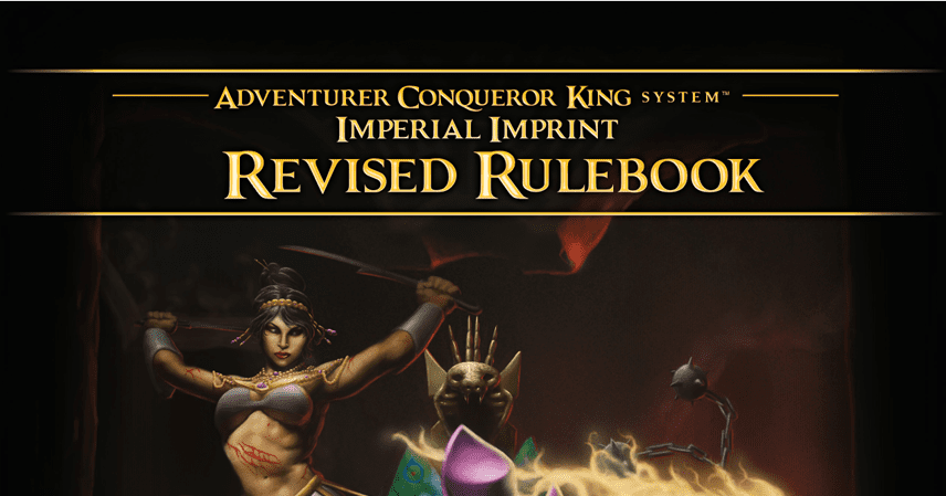 Adventurer Conqueror King System Revised Rulebook | RPG Item | RPGGeek