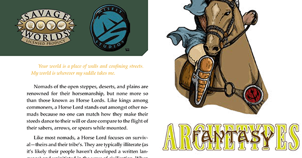 Fantasy Archetypes: Horse Lord | RPG Item | RPGGeek