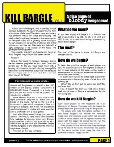 Kill Bargle | Board Game | BoardGameGeek