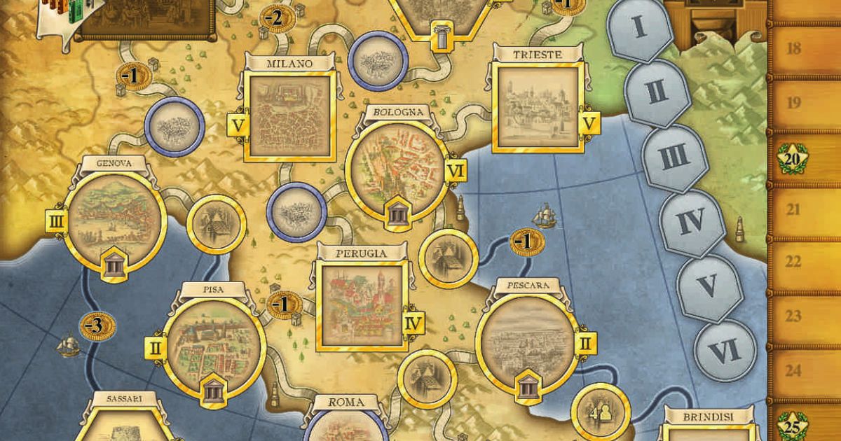 Newton: Italy Grand Tour | Board Game | BoardGameGeek