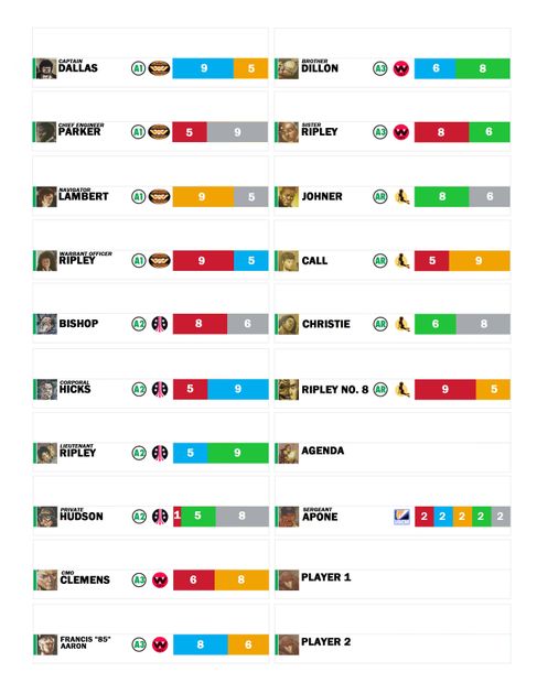 Legendary Encounters - Alien dividers | Legendary Encounters - Alien ...