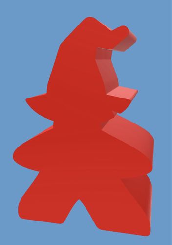 3D Wizard Meeple (STL) | Wandering Towers