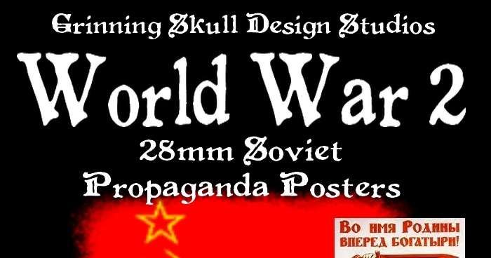 World War 2: 28mm Soviet Propaganda Posters | RPG Item | RPGGeek