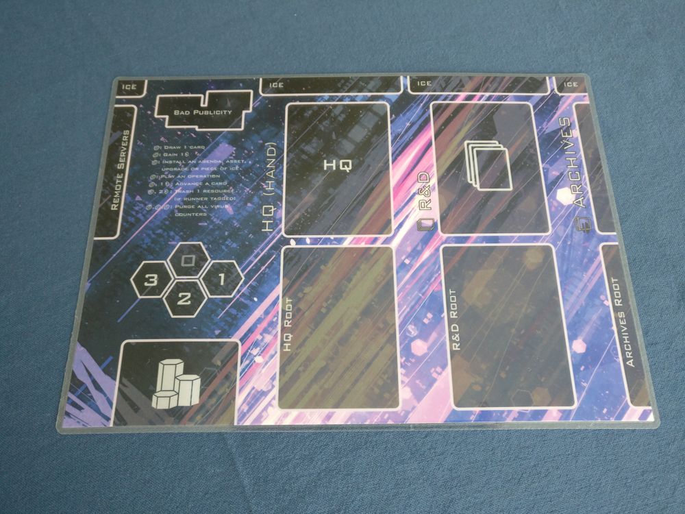 Printable A4 color playmats | Android: Netrunner
