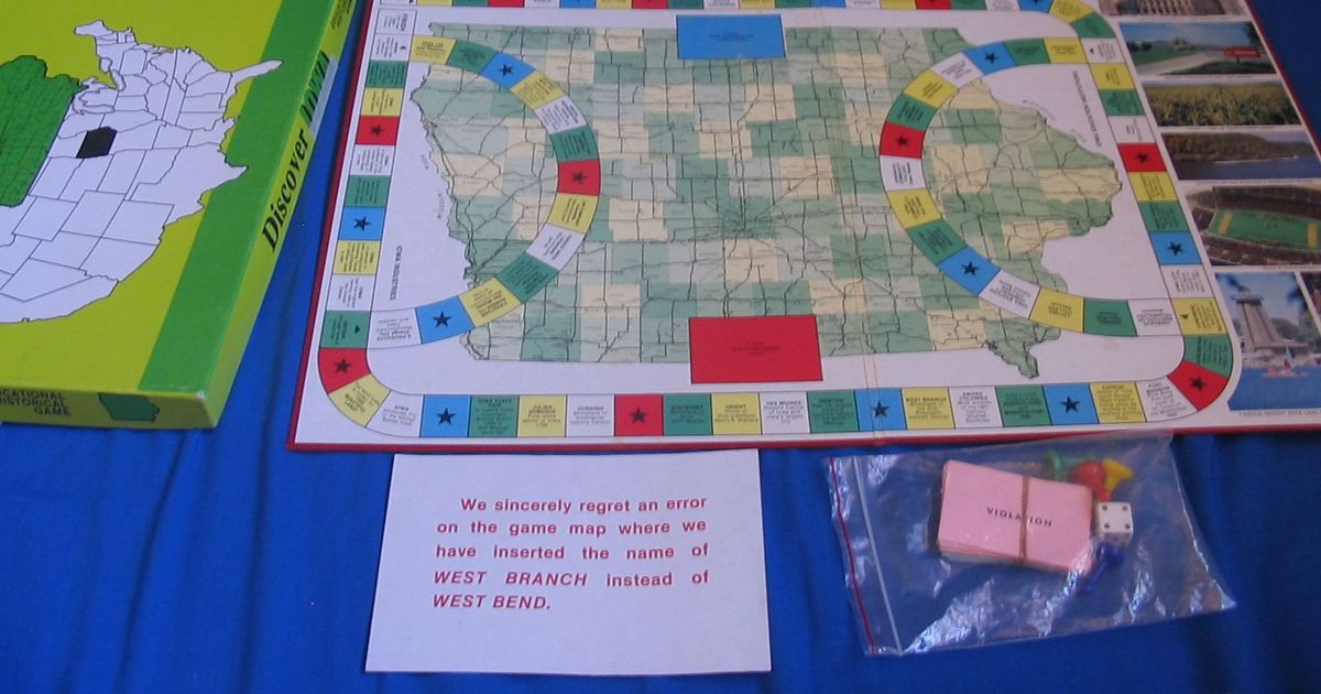 Discover Iowa | Board Game | BoardGameGeek