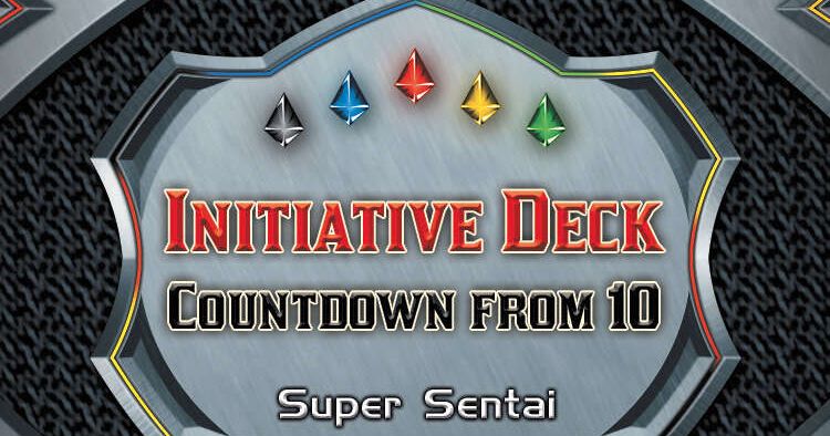 Initiative Deck: Countdown From 10 - Super Sentai | RPG Item | RPGGeek