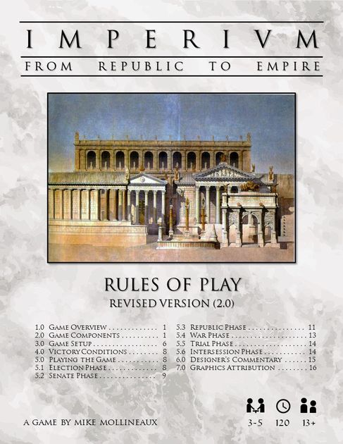 The Components | Imperium: From Republic to Empire