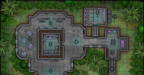 VTT Map Set 273: Jungle Planet Outpost | RPG Item | RPGGeek
