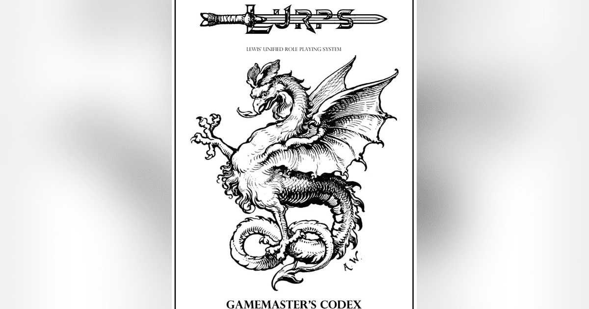 LURPS GameMaster Codex | RPG Item | RPGGeek
