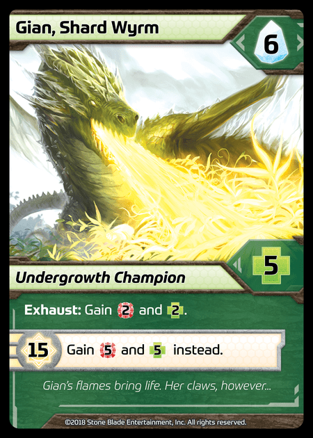 Shards of Infinity: Gian, Shard Wyrm Promo Card | Board Game ...