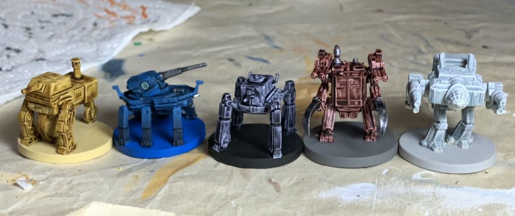 Painted mechs | Scythe