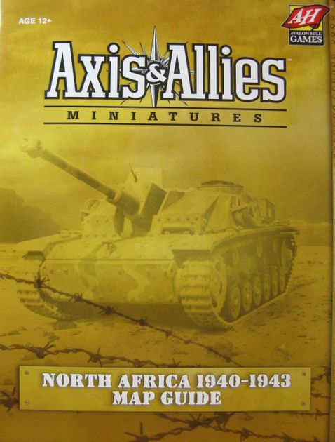 Axis & Allies Miniatures: North Africa 1940-1943 Map Guide | Board Game ...